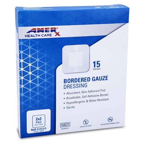 AMERX Bordered Gauze Dressings - AMERXstore by AMERX Health Care
